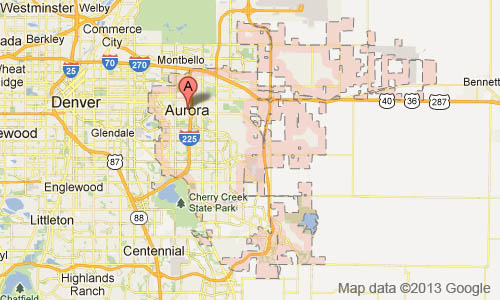 Aurora Co County Map